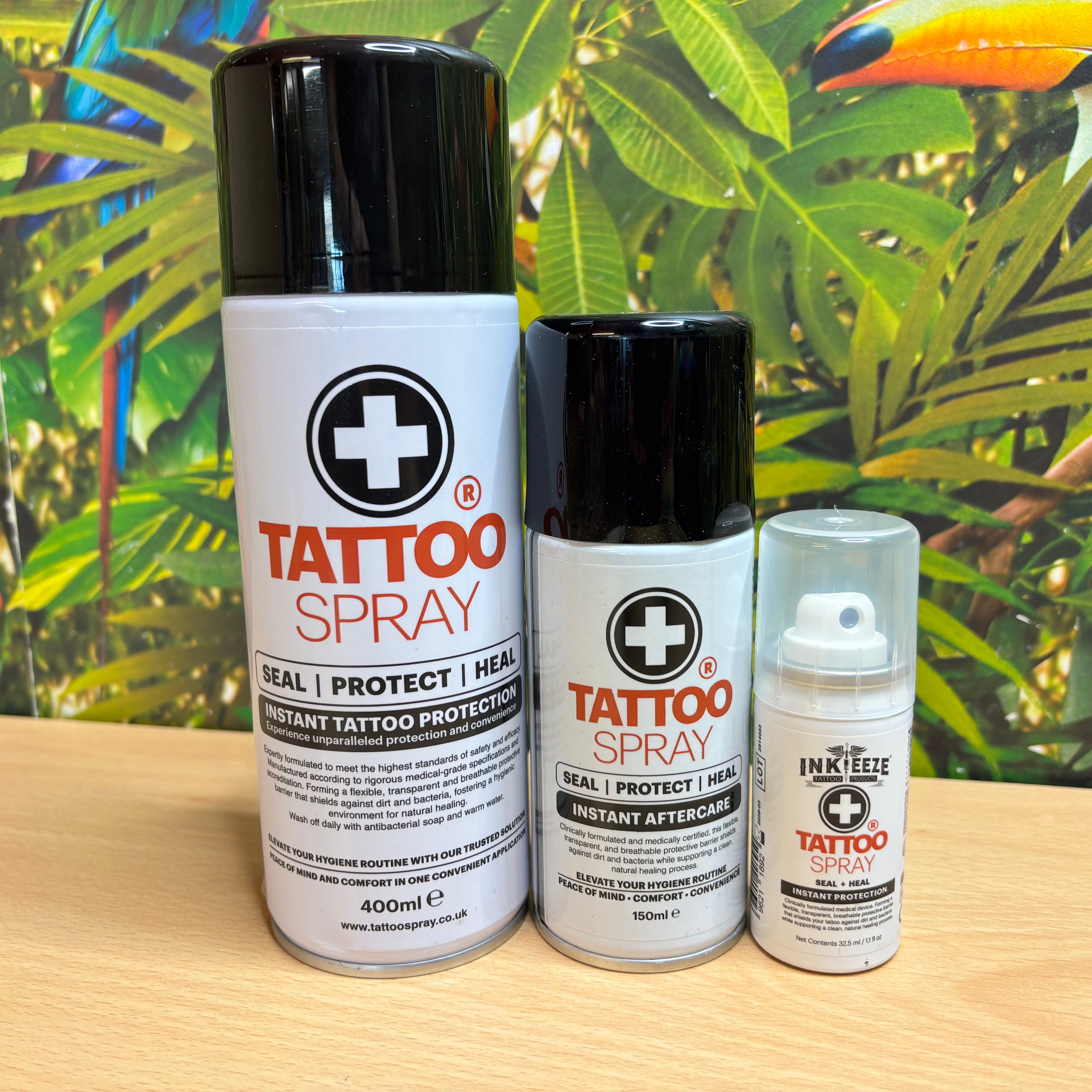 Tattoo Spray - Instant Tattoo Protection – Jungle Tattoo Supplies